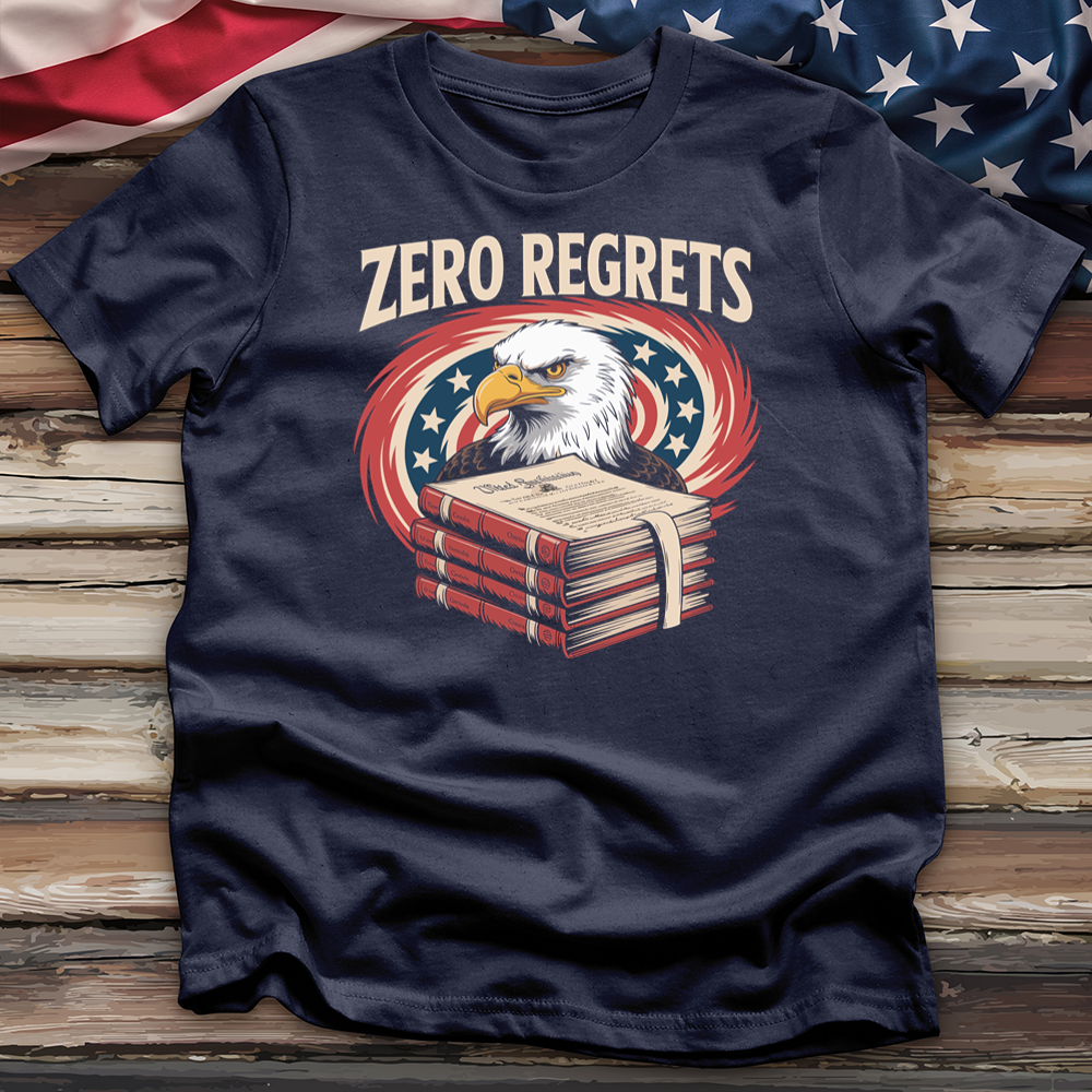 Zero Regrets Tee – Waving Flag Freedom