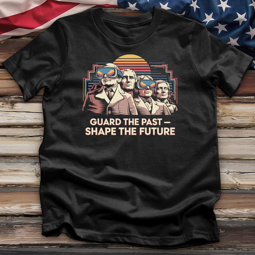 Guard the Past Shape the Future Tee – Waving Flag Freedom