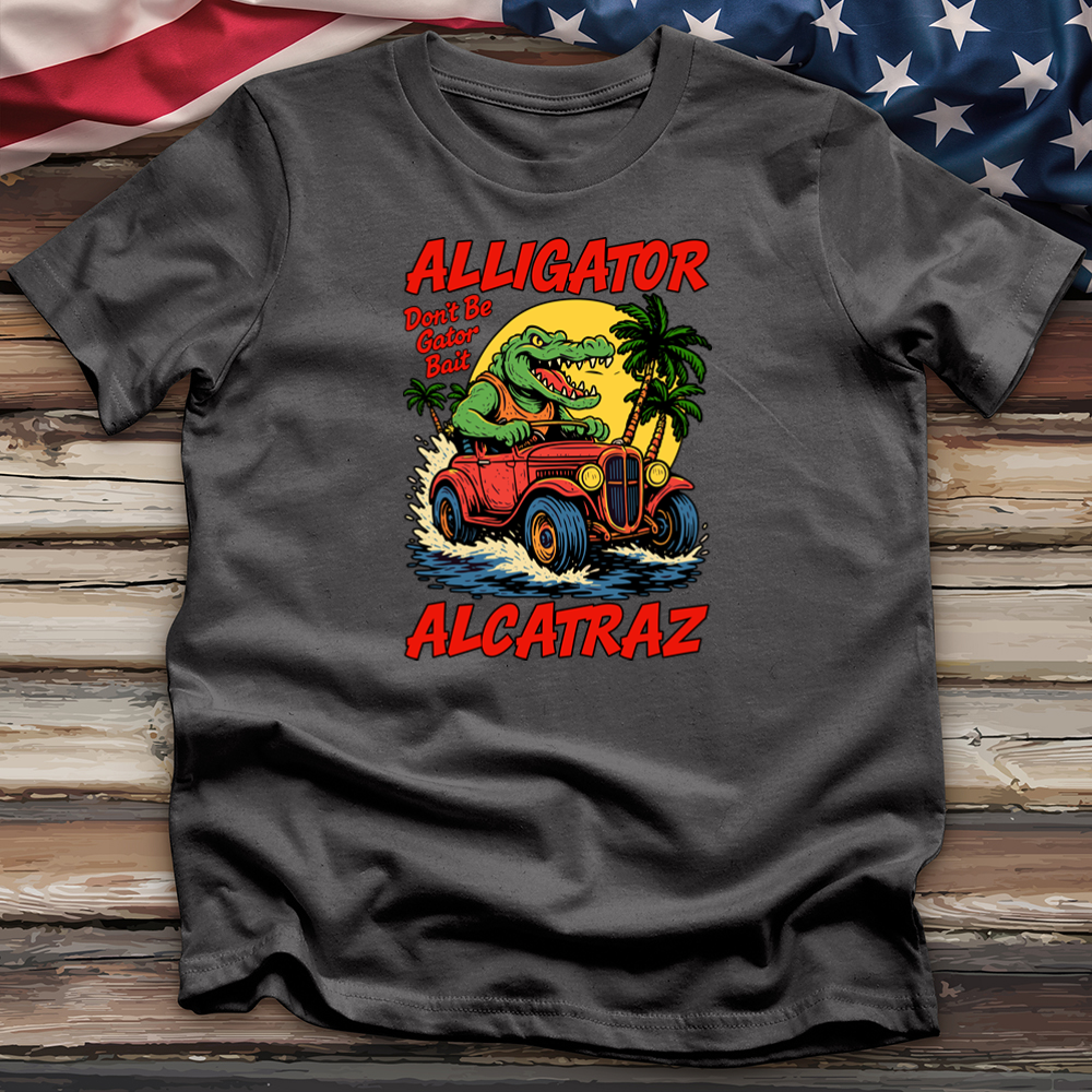 Alligator Alcatraz Gator Tee – Waving Flag Freedom